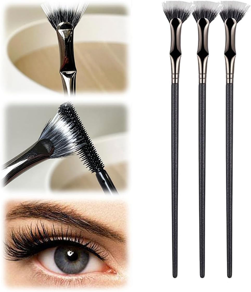 Amazon.com: Folding Angle Scalloped Lash Brush,Mascara Brush Eyelash ...