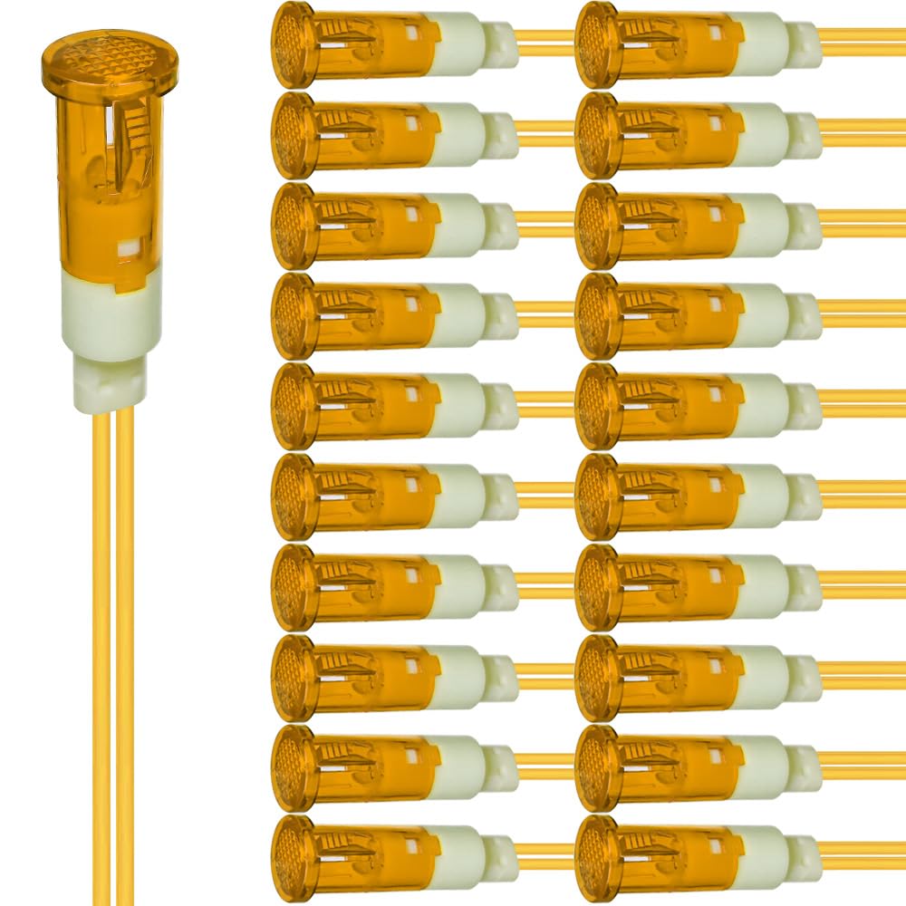 Amazon.com: Gebildet 20pcs LED Indicator Light 10mm Energy Saving LED ...