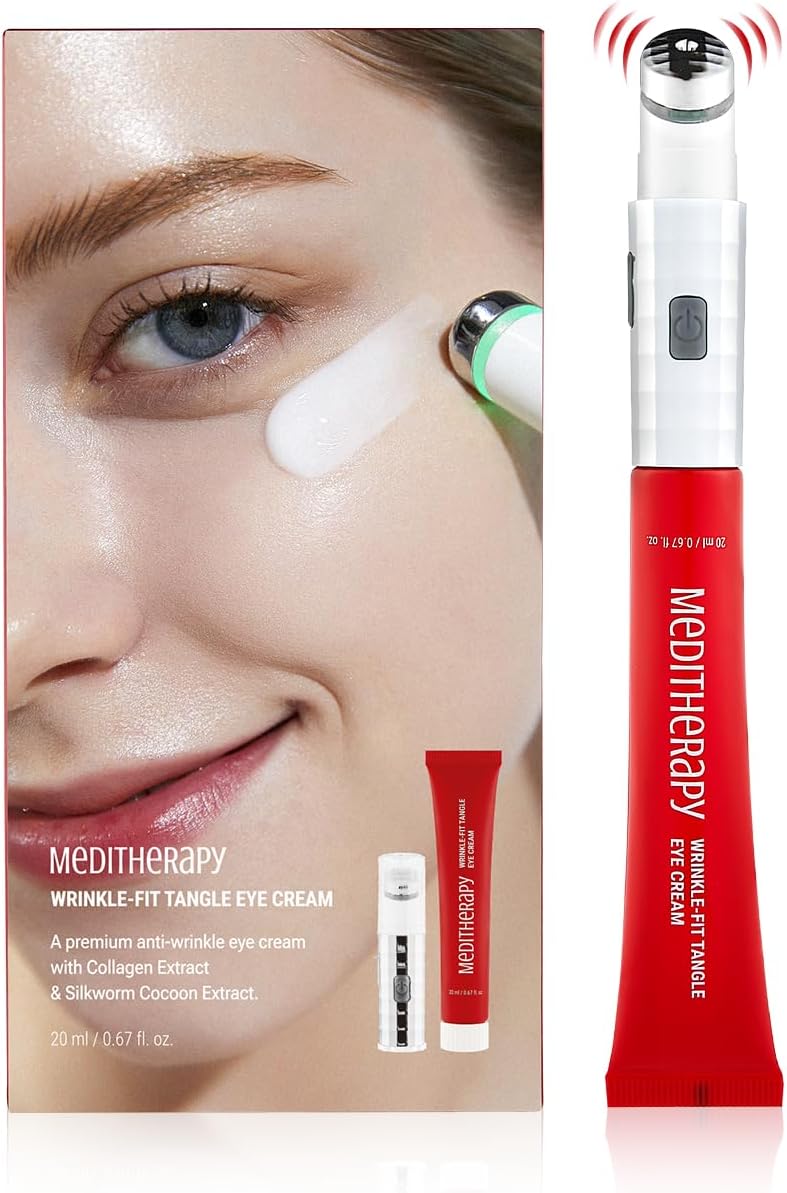 Amazon.com: MEDITHERAPY Wrinkle-fit Tangle Eye Cream, Chargable Device ...