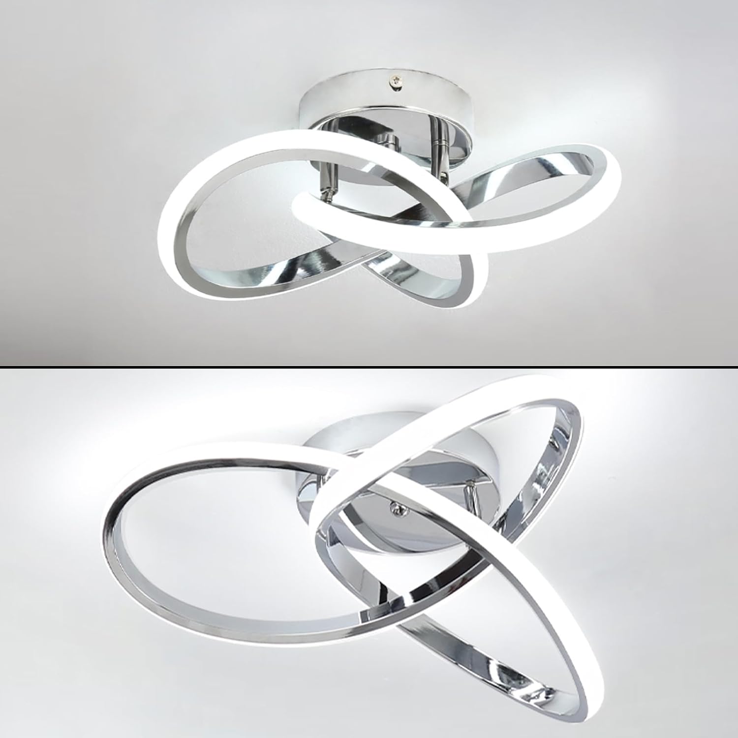 CANEOE 2 Packs Modern Ceiling Light Fixtures, Small Creative Design ...