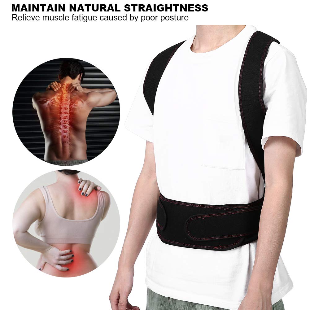 ANGGREK Back Spine Support Unisex Adjustable Posture Corrector Brace ...