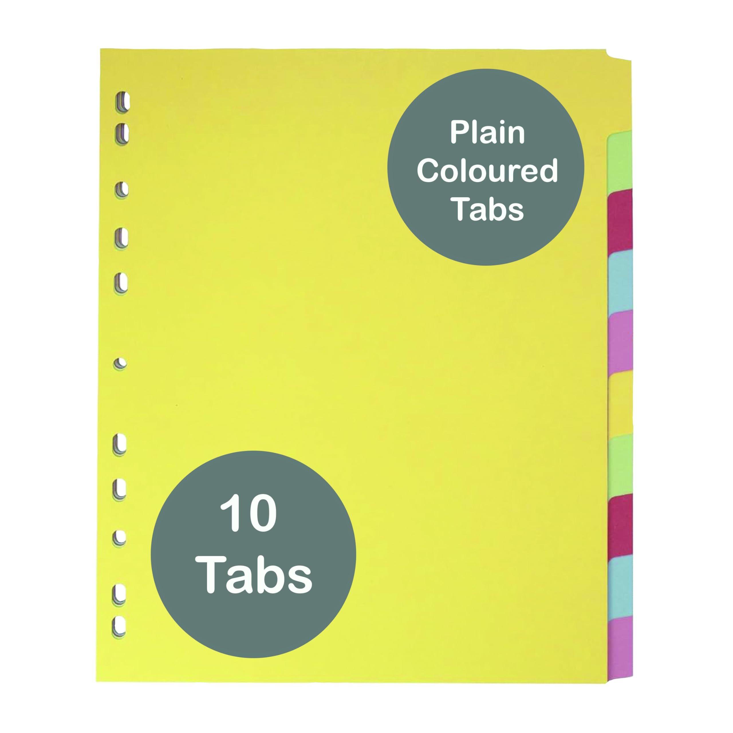 A4 File Dividers, Folder Dividers – Extra Wide Dividers for Lever Arch ...