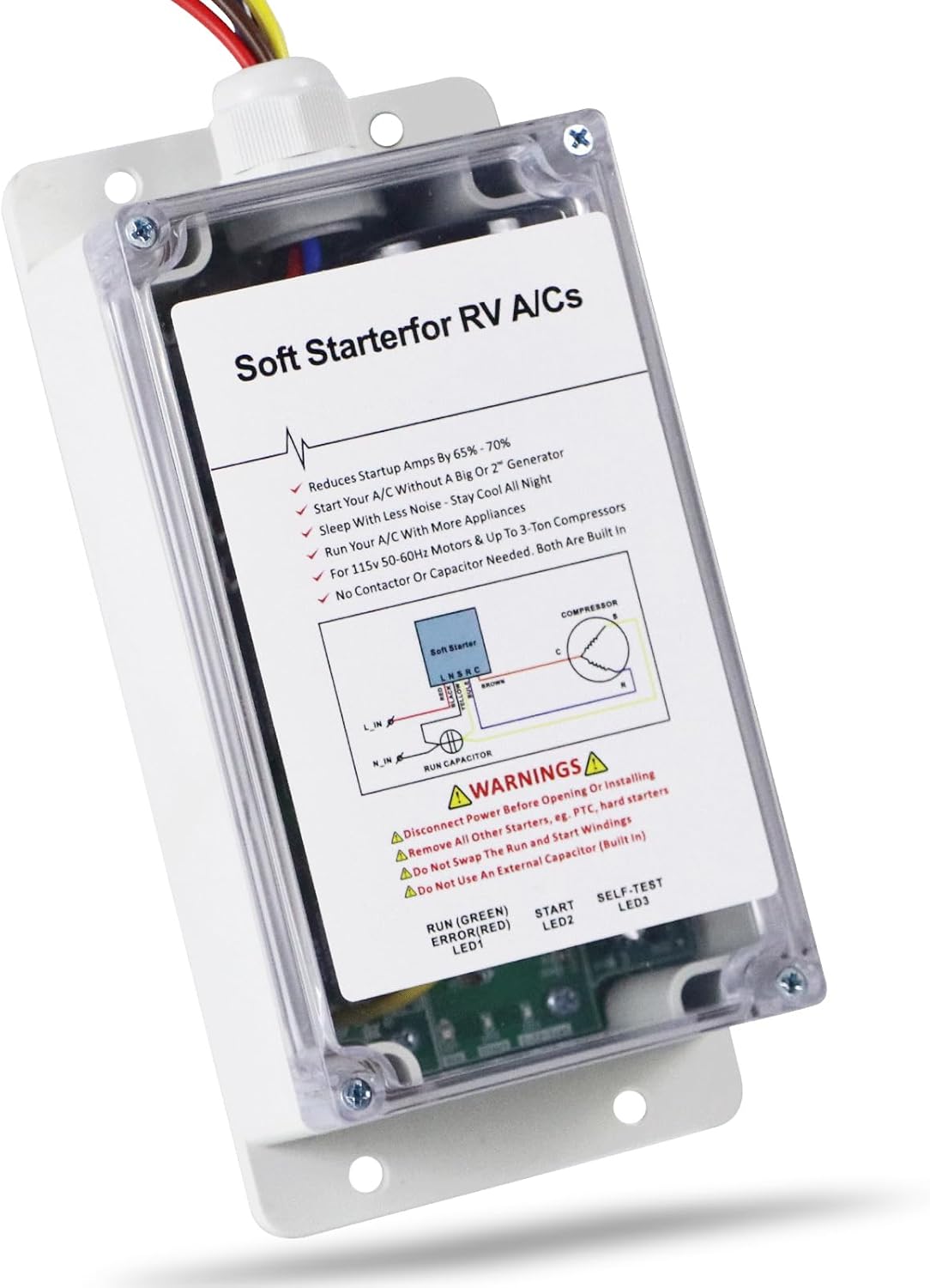 Amazon.com: RV Air Conditioner Soft Start AC Soft Starter Easy Start ...