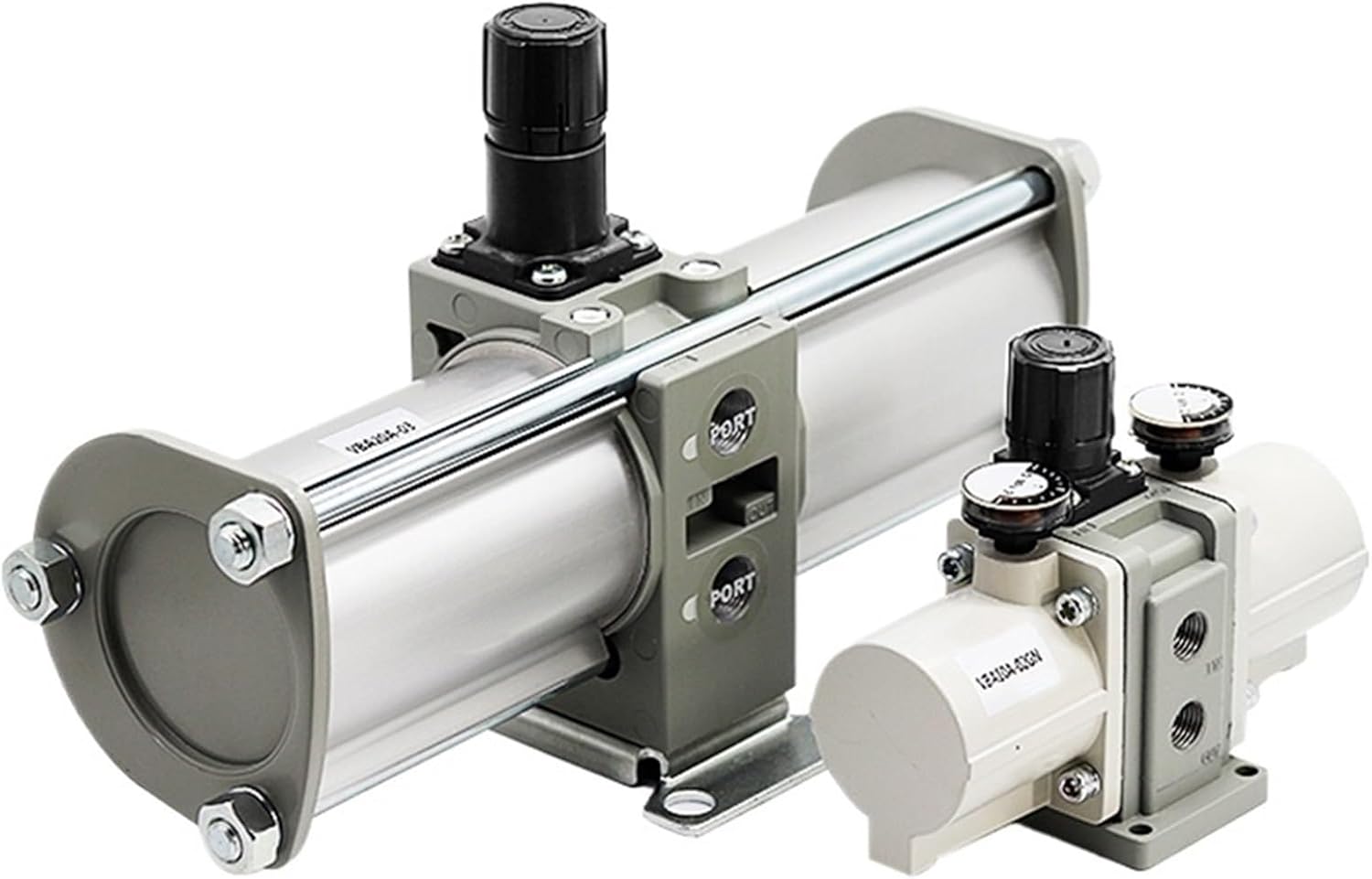 Air Pressure Gas Booster Valve Pressure Pump Booster Cylinder Pneumatic ...