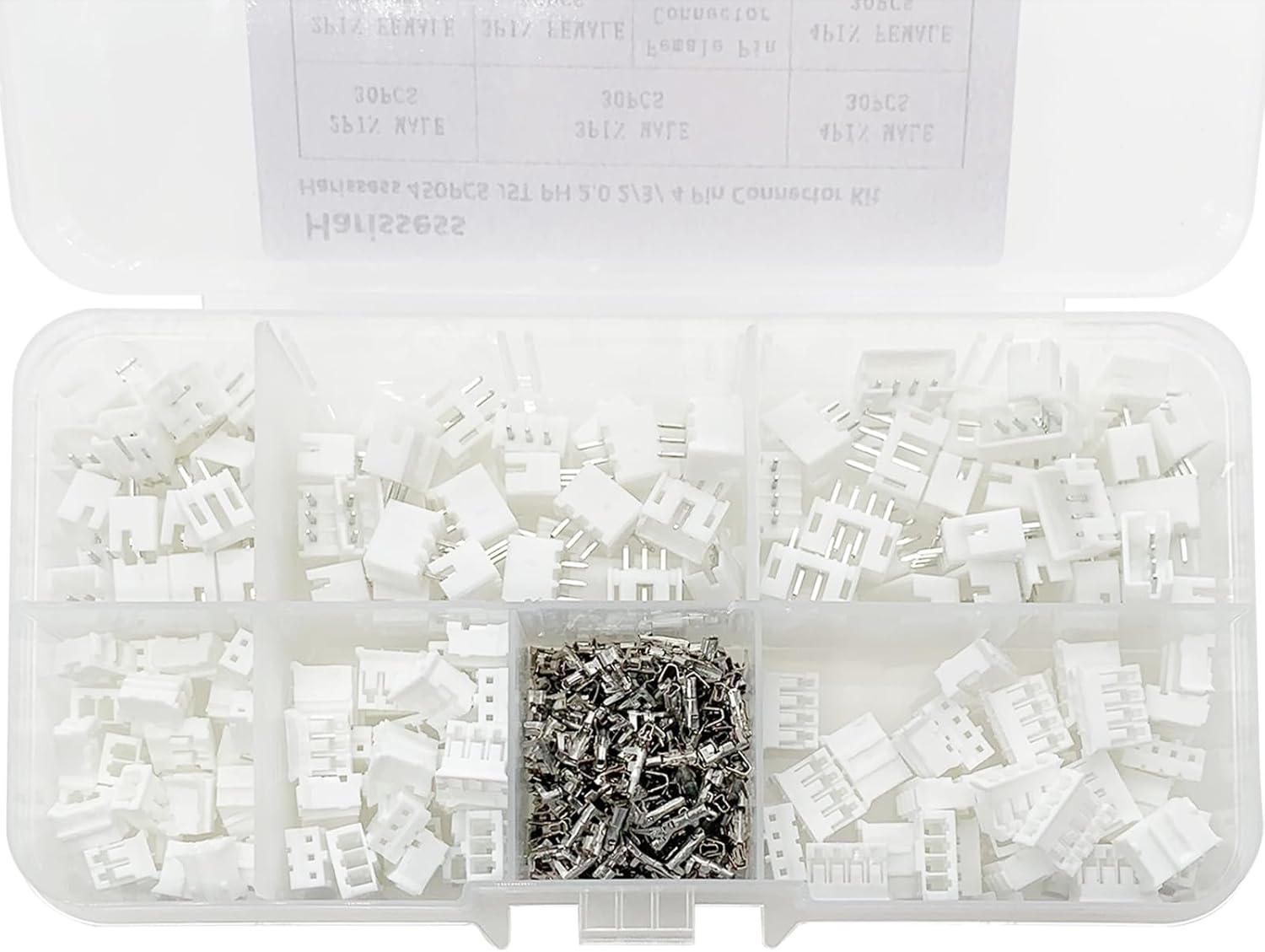 Amazon.com: Harissess 450PCS JST PH 2.0 Connector Kit,2/3/ 4 Pin Male ...
