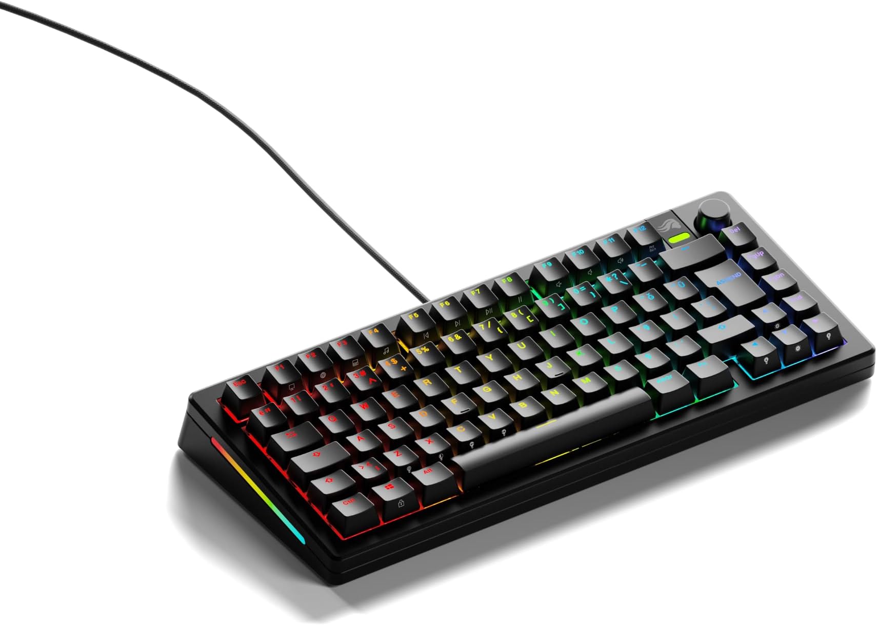 Keychron K2 Max%75 RGB Türkçe Red Switch Kablosuz Alüminyum Çerçeve ...