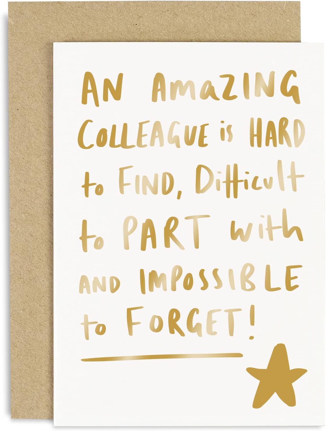 Old English Co. Cute Leaving Card for Colleague - 'Amazing Colleague ...