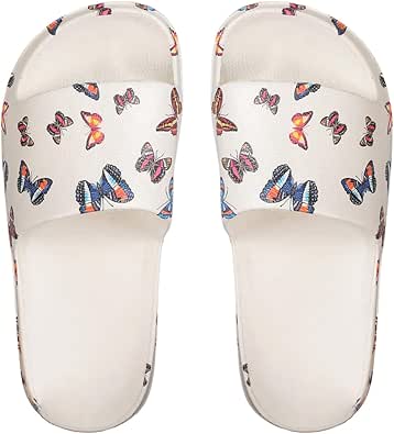 Amazon.com | SHENHE Women's Cherry Print EVA Slippers Non Slip Open Toe ...