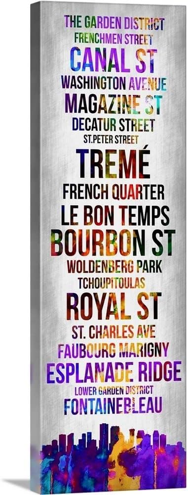 Amazon.com: CANVAS ON DEMAND Streets of New Orleans I Canvas Wall Art ...