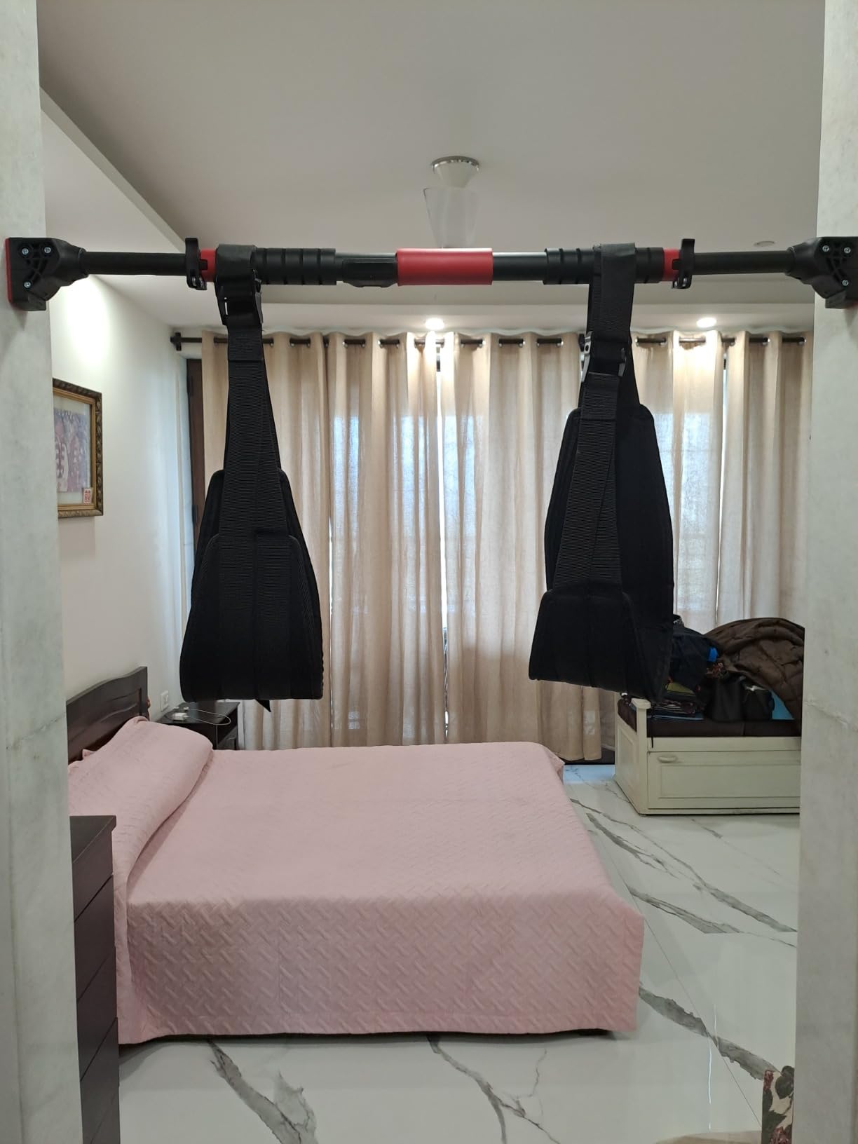 Buy Hukimoyo 9 Adjustable abs Straps Hanging for Gym,ab Straps for Pull ...