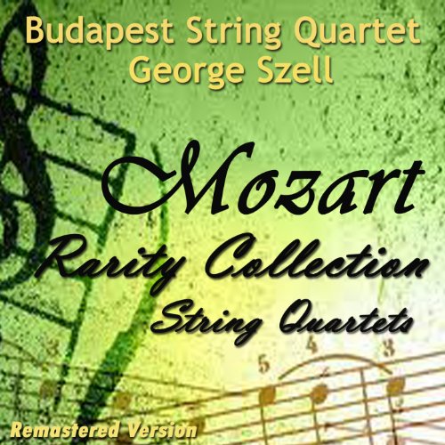 Amazon.com: Mozart: String Quartets (Rarity Collection - Remastered Version) : The Budapest ...