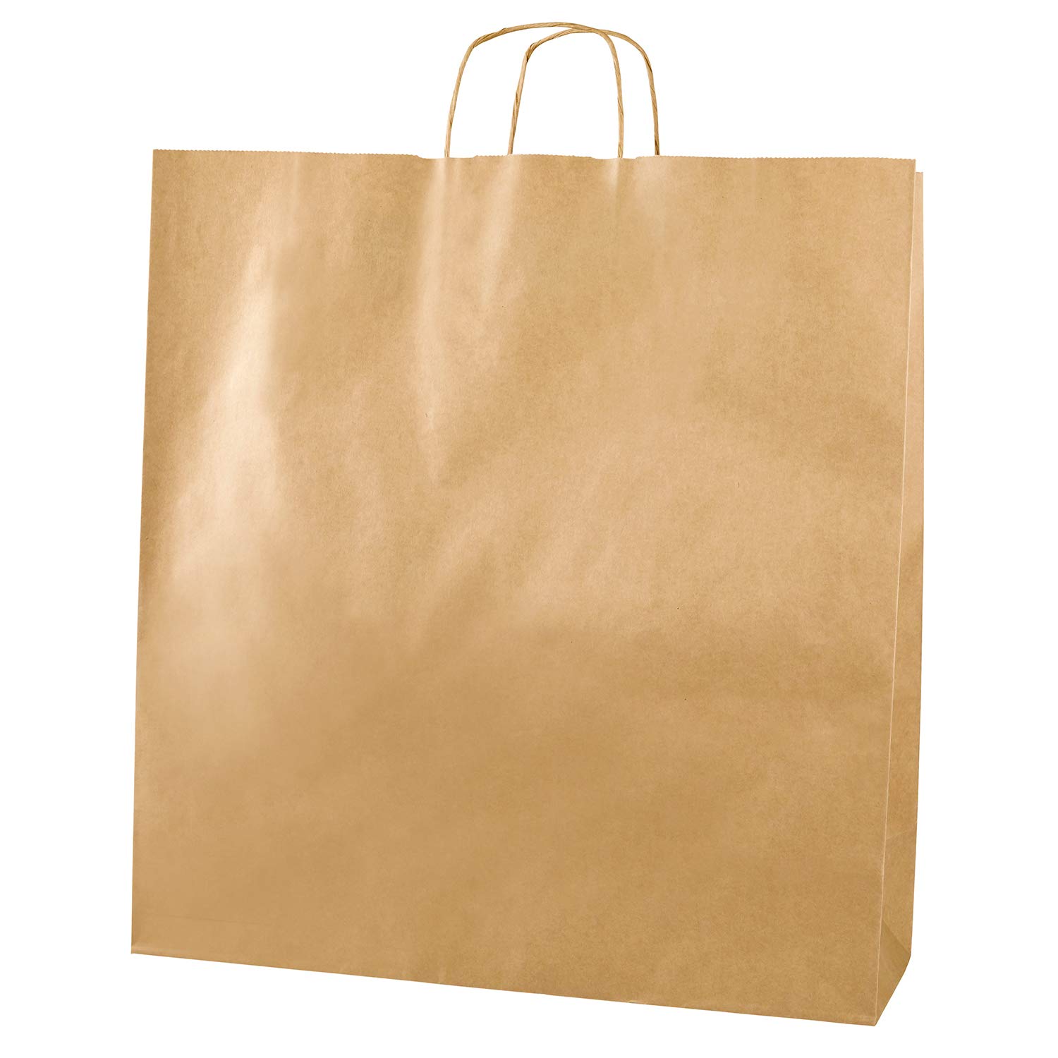 Thepaperbagstore 50 Brown Paper Carrier Bags With Strong Twisted ...