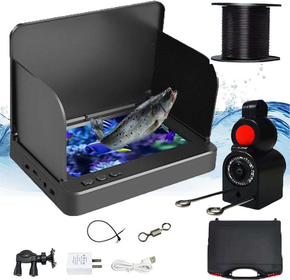 Amazon.com: Colitt- Underwater Fishing Camera, Fishing Monitor ...
