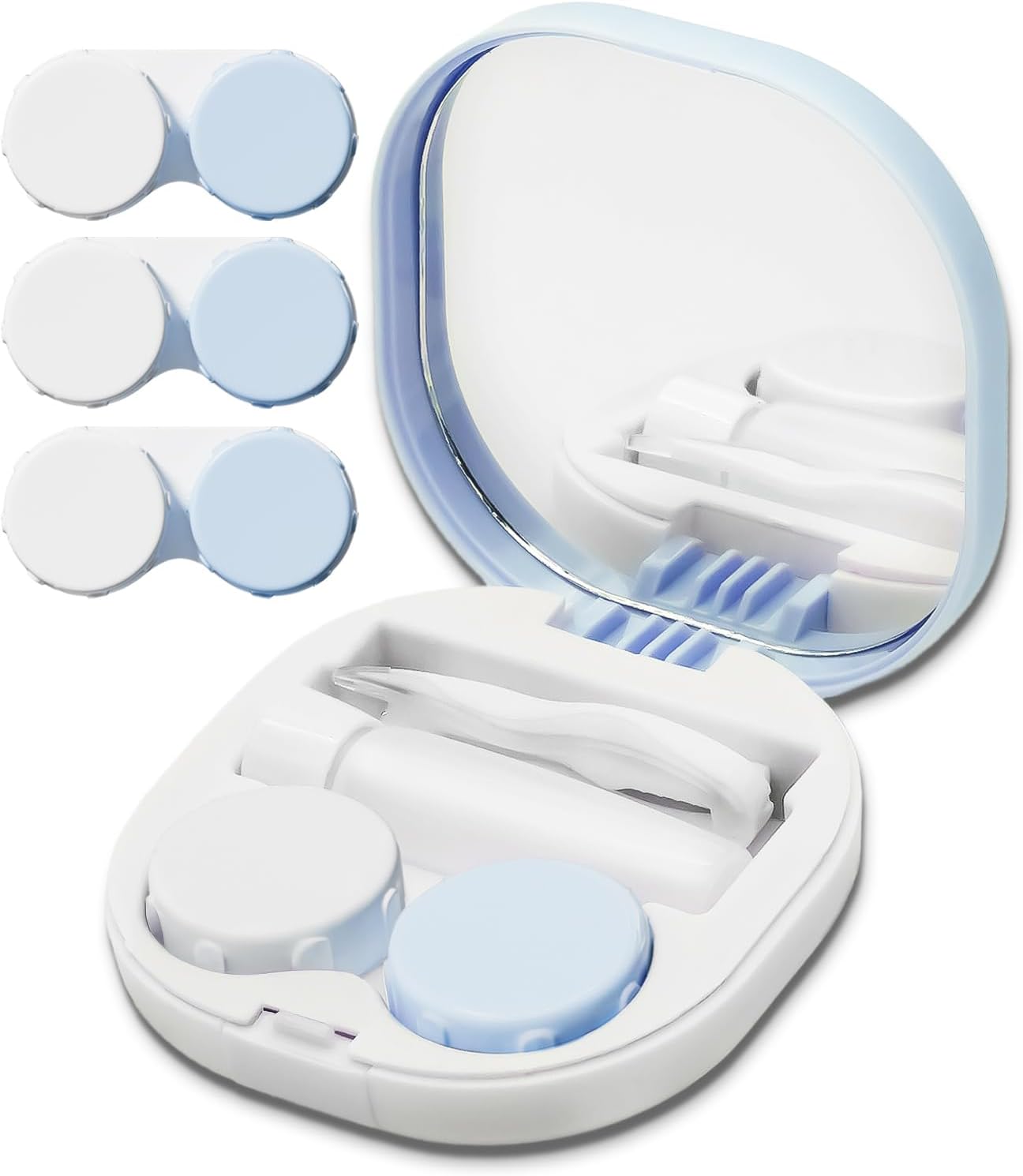 Amazon.com: Vastsoon Contact Lens Case, Portable Contact Case with ...