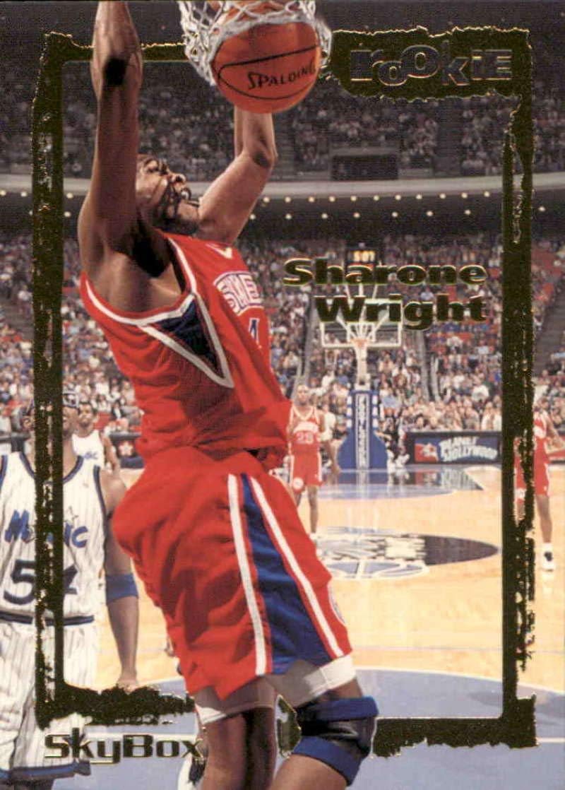Amazon.com: Basketball NBA 1994-95 SkyBox Emotion #110 Sharone Wright ...