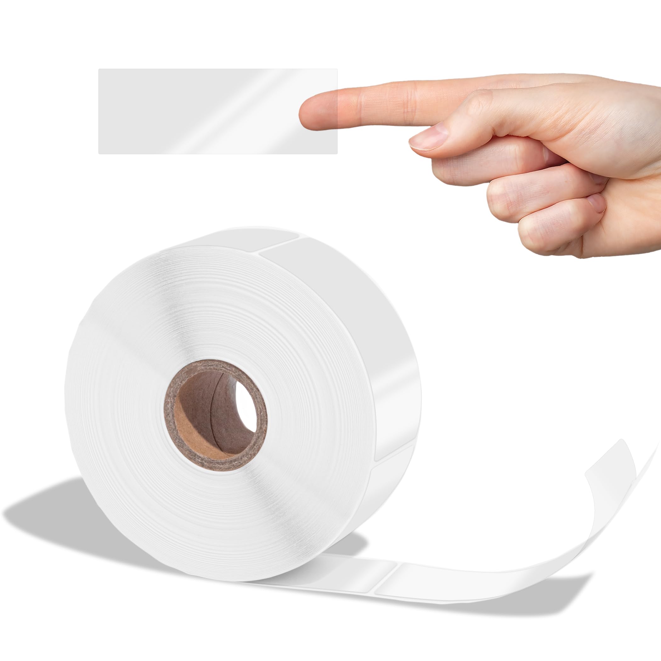 Amazon.com : Aegis Adhesives - 1.25" X 3.5" Clear Label Stickers ...