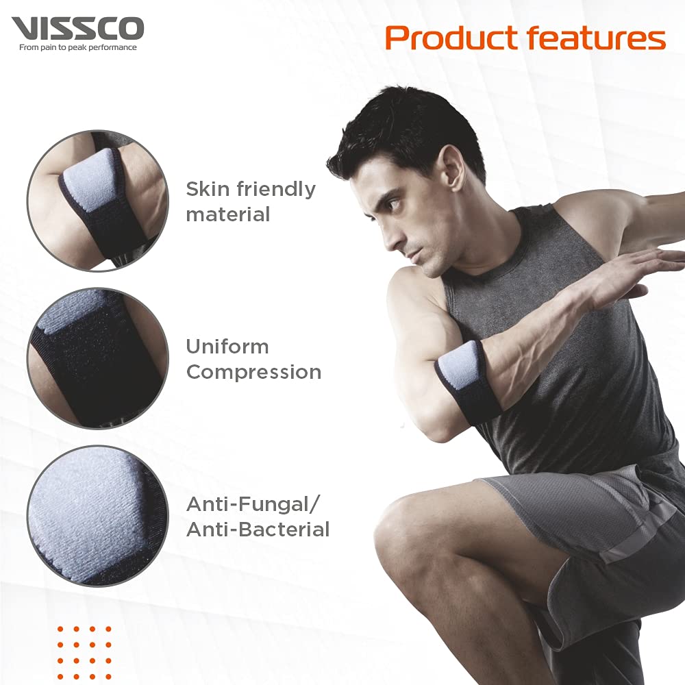Buy Vissco Tennis Elbow Support | Pain Relief Belt | lateral ...