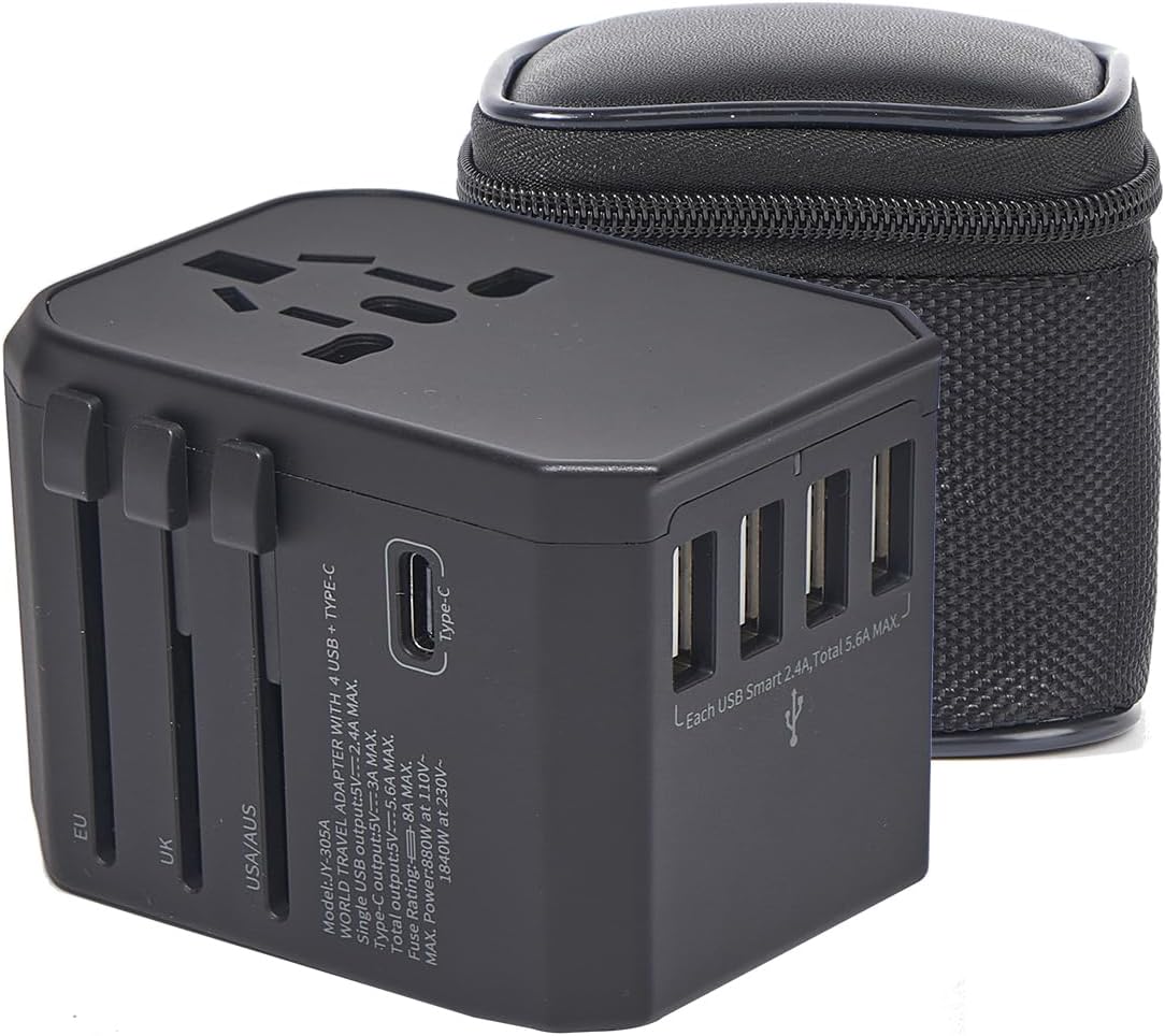 Amazon.com: Universal Travel Adapter, International Travel Power ...