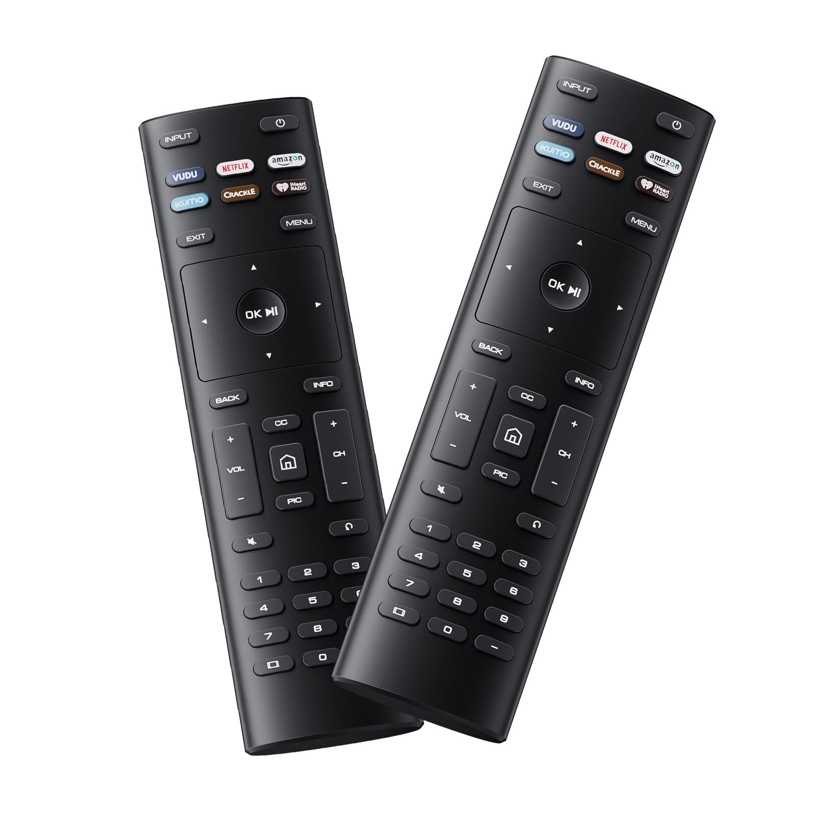 Amazon.com: 2 Pack Remote XRT136 for VIZIO Smart TV, FlyCoco Universal ...