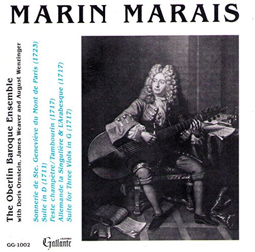 Marais, Marin, Anonymous, Oberlin Baroque Ensemble, Lisa Goode Crawford ...