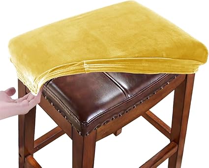 Amazon.com: RHYII Stool Covers Rectangular Velvet Set of 2, Vanity ...