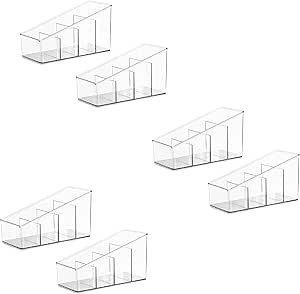 Amazon.com: Yeeco 6 Pack Remote Control Holder, Clear TV Remote Holder ...