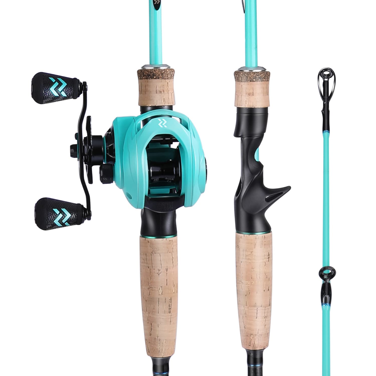 Sougayilang Fishing Rod and Reel Combo, 2-Piece M/MH Fishing Pole with ...