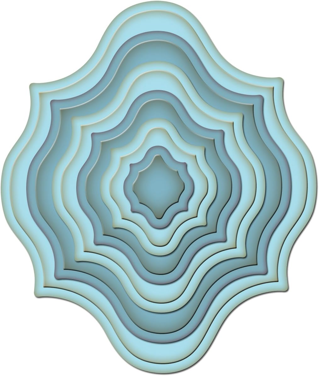 Amazon.com: Spellbinders Nestabilities Dies, Labels Thirteen