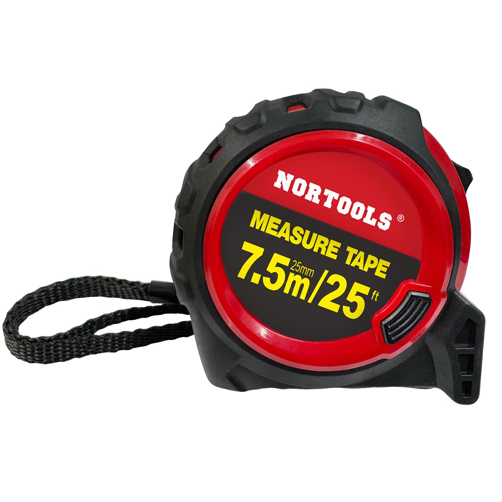 NORTOOLS Tape Measure,7.5M/25-Foot,Retractable Measuring Tape with ...