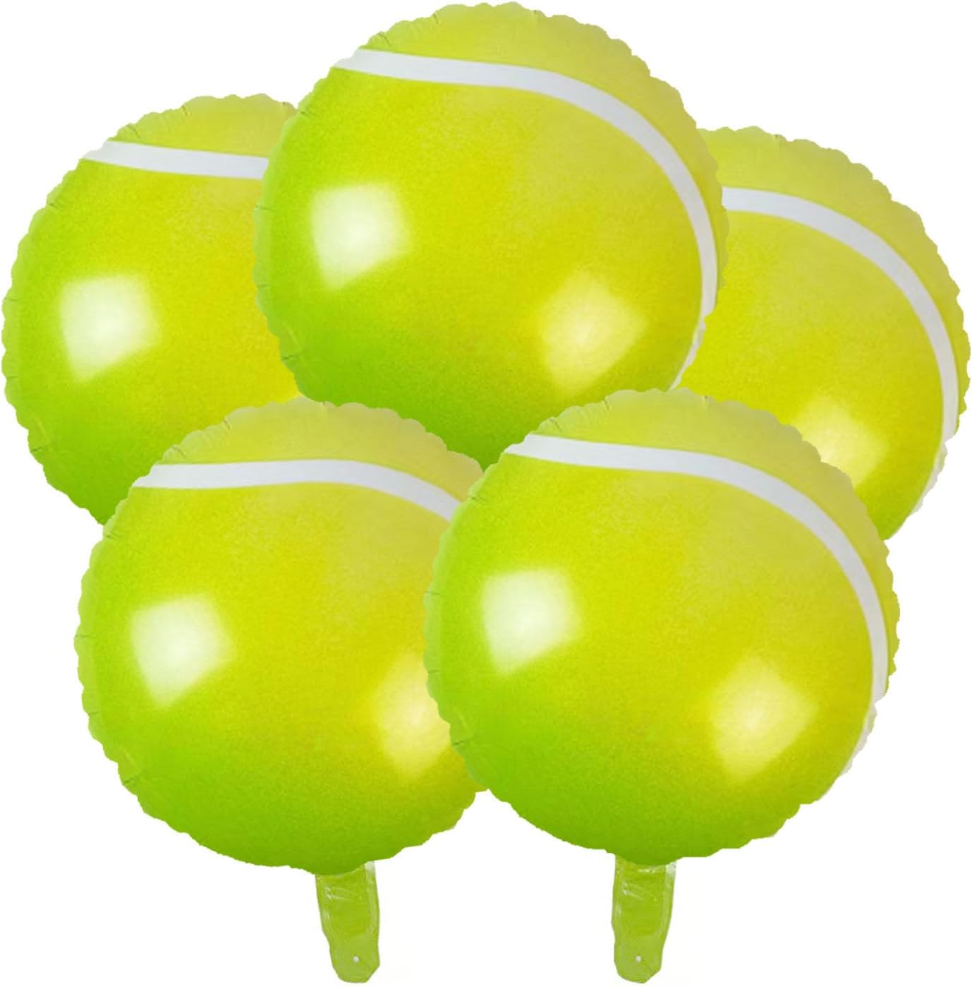 Amazon.com: Tennis Ball Balloon Pack of 5 Tennis Balloon Tennis Themed ...
