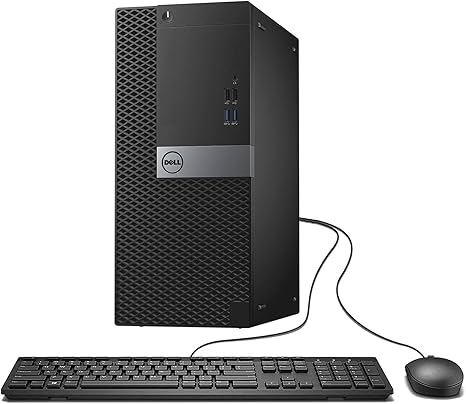 Dell Optiplex 7040 MT Desktop Computer PC, 7040 Tower Quad Core i5-6500 ...