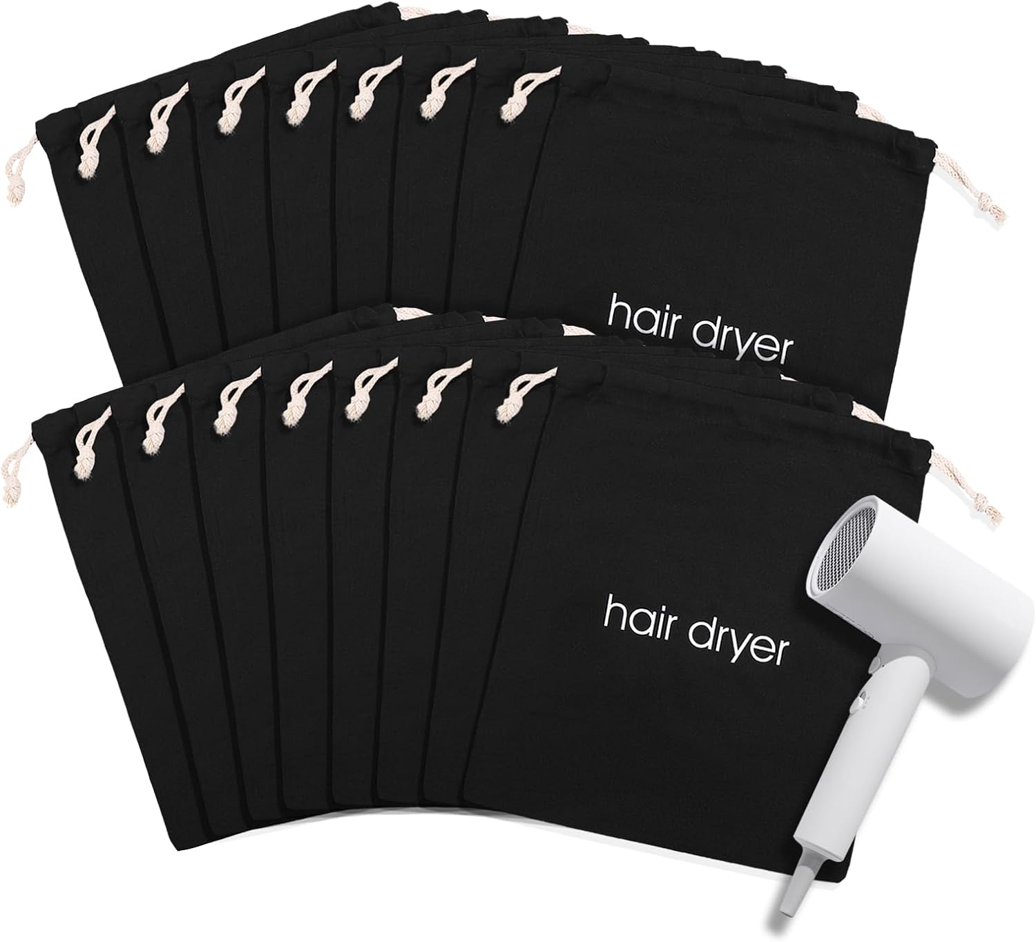 Amazon.com: Hair Dryer Bags Bulk, Hairdryers Storage Drawstring Pouch ...
