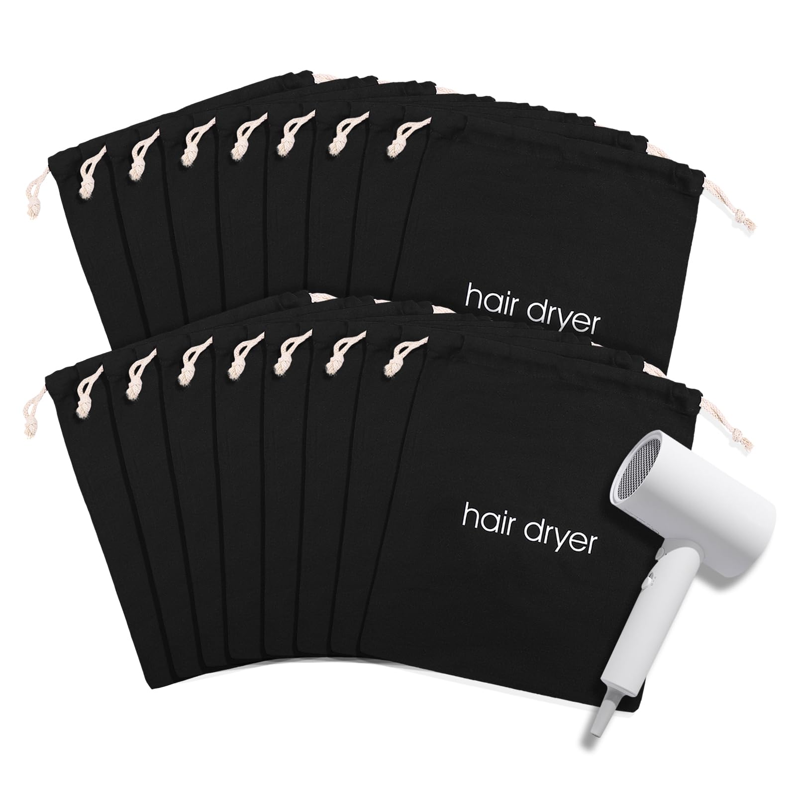 Amazon.com: Hair Dryer Bags Bulk, Hairdryers Storage Drawstring Pouch ...