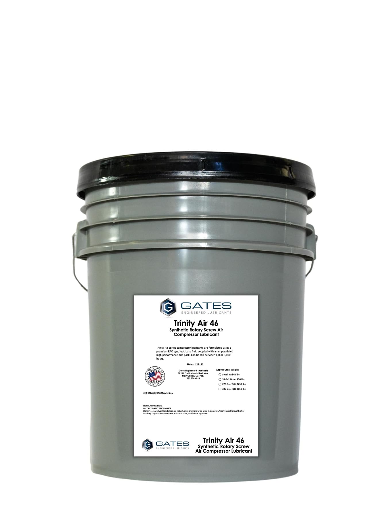 Snapklik.com : Gates Engineered Lubricants- Trinity Air 46- Synthetic ...