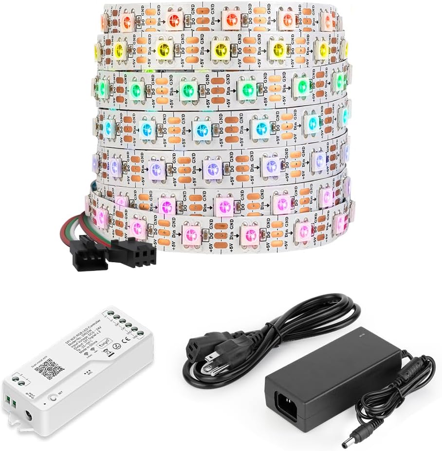 Amazon.com: BTF-LIGHTING WS2812B ECO LED Strip,5050SMD Individually ...