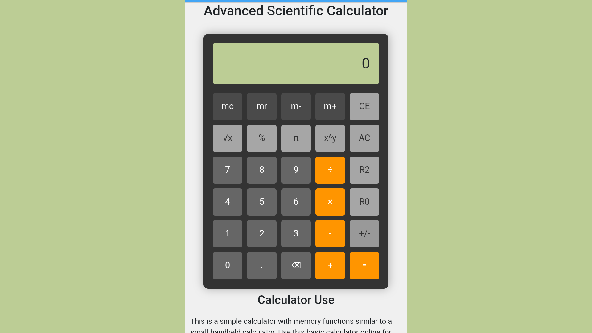 Advanced Scientific Calculator - App on Amazon Appstore