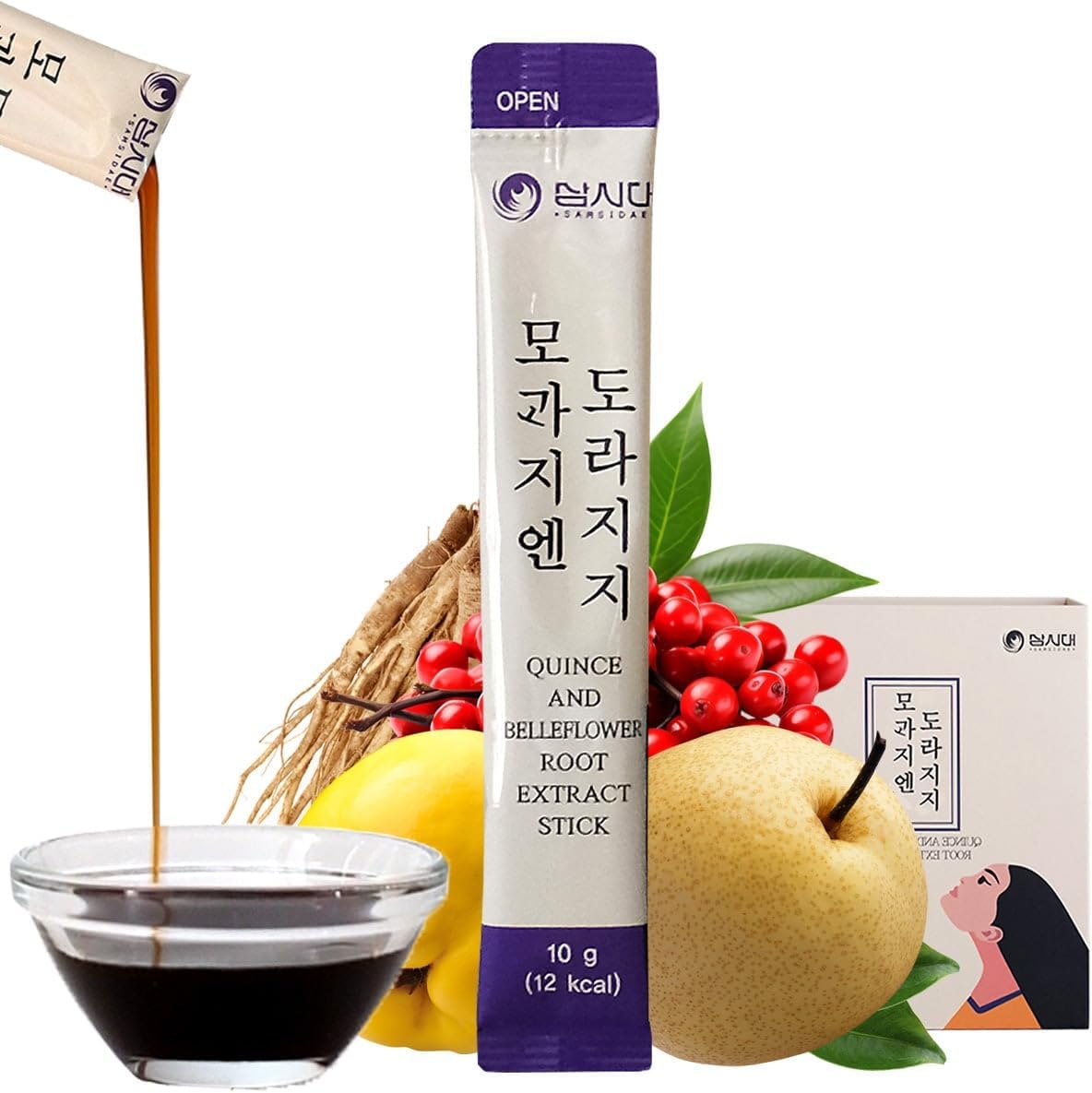 Amazon.com: SAMSIDAE Korean Bellflower Root Extract, Pear and Quince ...