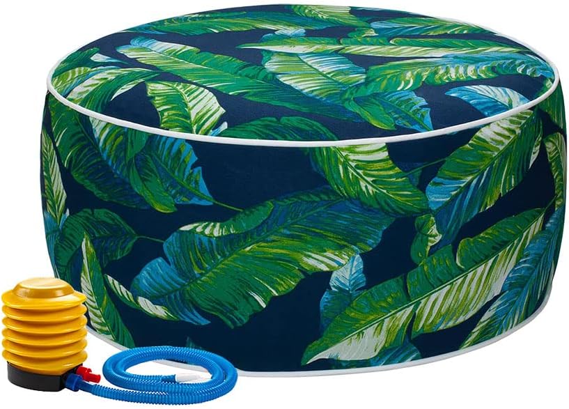 Amazon.com : Magpie Fabrics Inflatable Stool Ottoman Pouf D20 xH9 ...