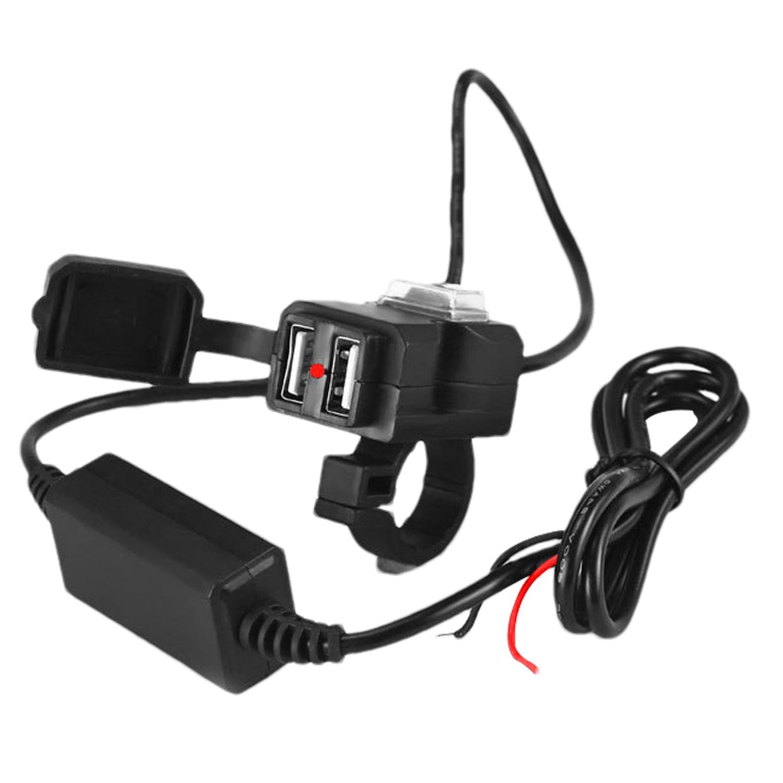 Amazon.co.jp: バイク用 USB 充電器 防水,バイク用 USB 充電器 - オートバイ用USB充電器ダブルポート USB 急速充 ...