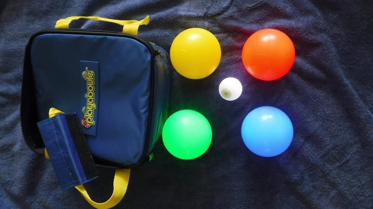 Playaboule Glow in The Dark LED Bocce Ball Set – Happy Camping Mama