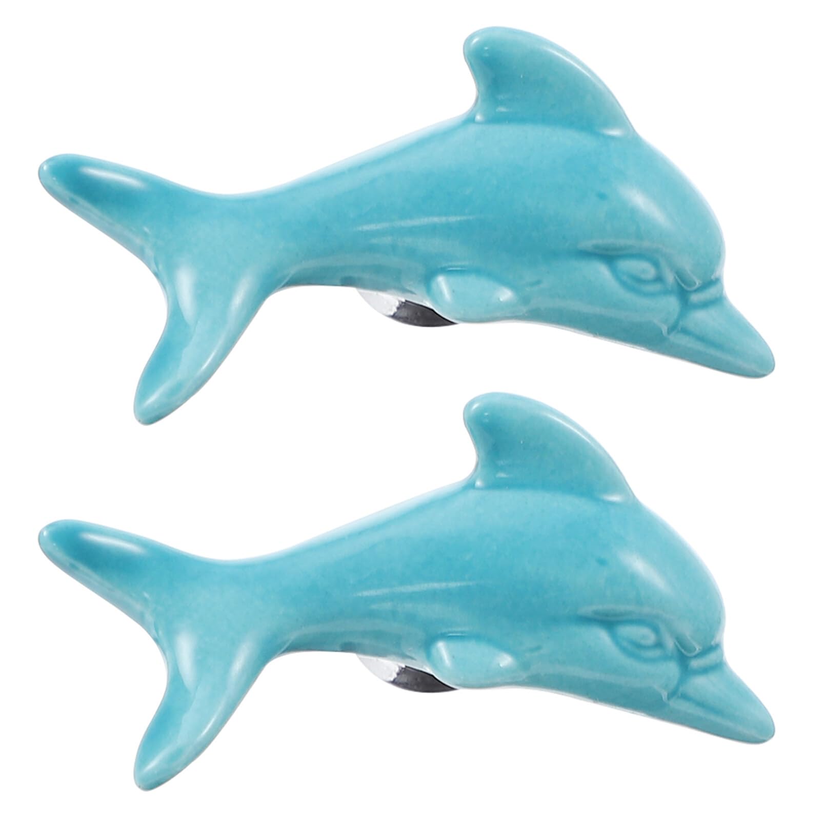 Amazon.com: Cabilock 2pcs Handle Cabinet Door Knobs Vintage Decor Blue ...