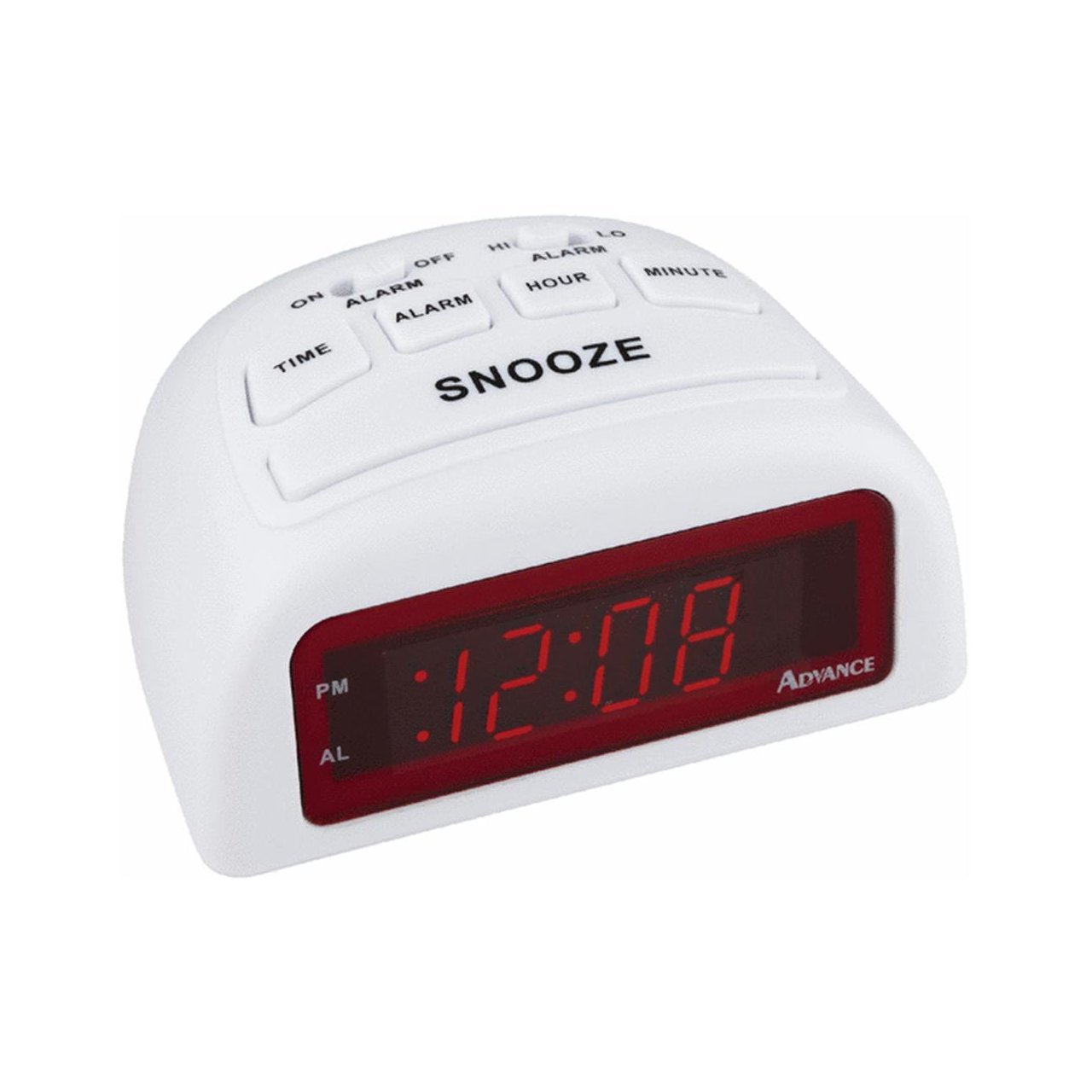 Amazon.com: GENEVA/ADVANCE CLOCK 3137AT 0.6 LED Alarm Clock, White ...