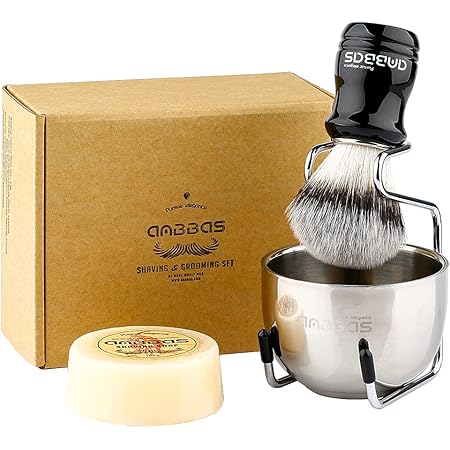 Amazon.com: Shaving Kit for Men Wet Shave - Safety Razor with 10 blades ...