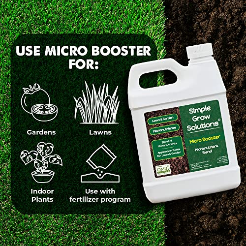 Organic Micronutrient Booster- Complete Plant & Turf Nutrients- Simple ...