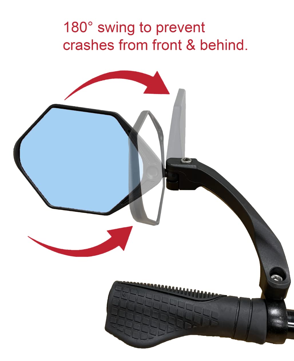 Snapklik.com : Hafny NEW Handlebar E-Bike Mirror, Large Surface Mirror ...