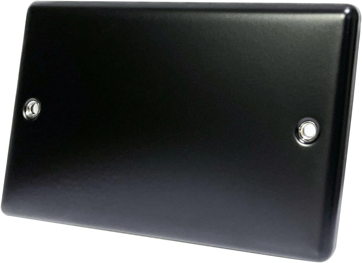 U-Trade Double Blank Plate - 2 Gang - Light Switch Cover - Plug Socket ...