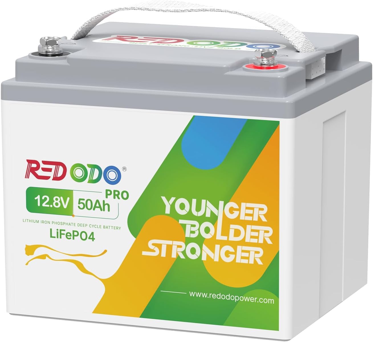 Amazon.com: Redodo 12V 50Ah Lithium Battery, Portable 50Ah LiFePO4 ...