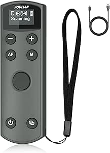 Amazon.com : AODELAN for Canon Rechargeable Wireless Shutter Release Camera Remote Control Zoom ...
