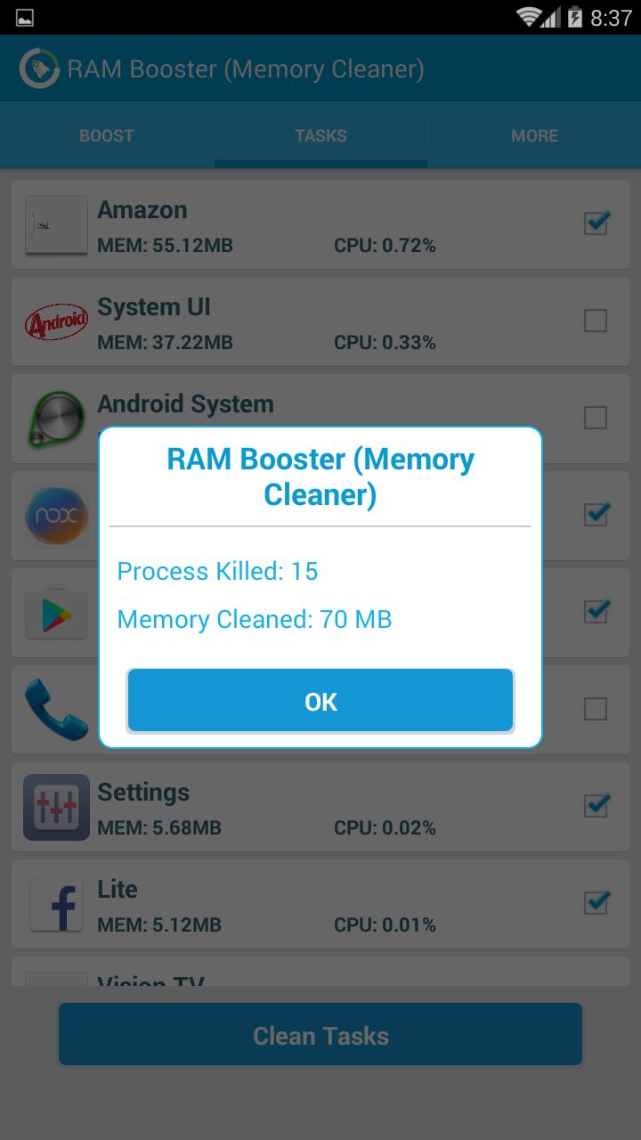 Ram Booster (Memory Cleaner) - App on Amazon Appstore