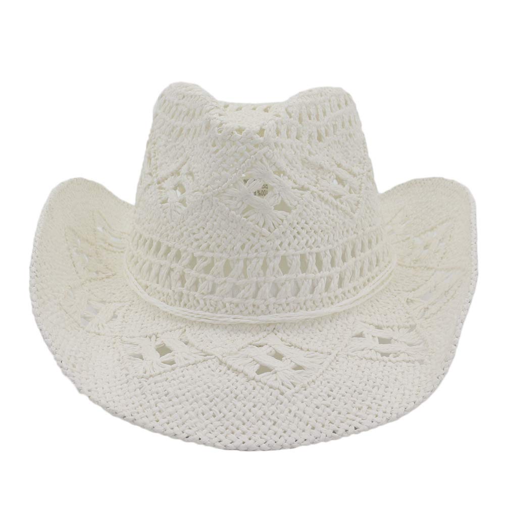Snapklik.com : Hats Vented Straw Cowboy Hat Shapeable Cowgirl Western ...